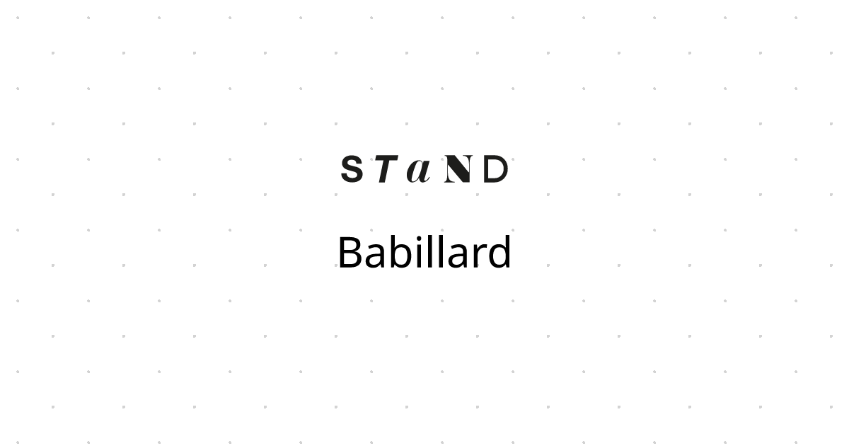 Babillard | Stand